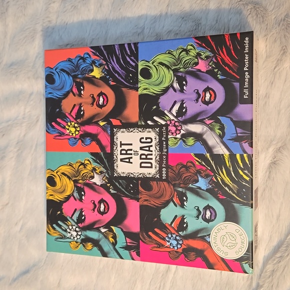 Games | Art Of Drag Pop Btch Diptych 100 Piece Jigsaw Pop Art Style ...